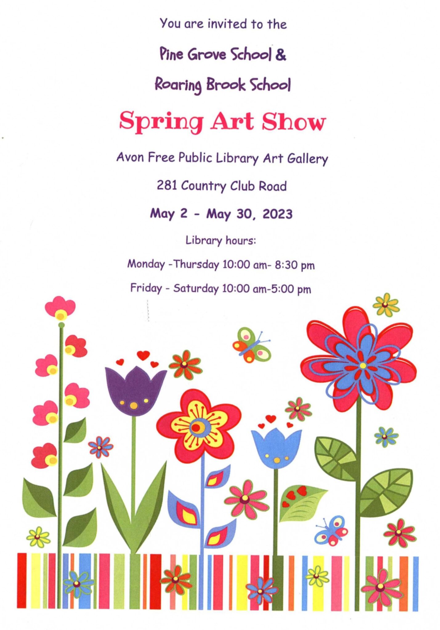 May Art Exhibit Pine Grove Roaring Brook Schools Avon Free Public may-art-exhibit-pine-grove-roaring-brook-schools-avon-free-public