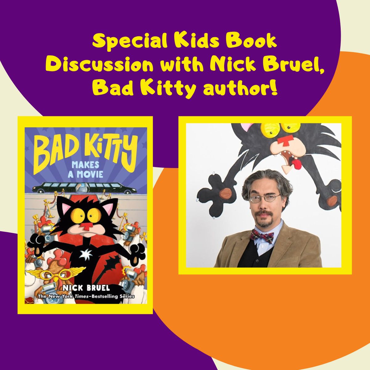  Rescheduled Date 2 15 Special Kids Book Discussion With Bad Kitty