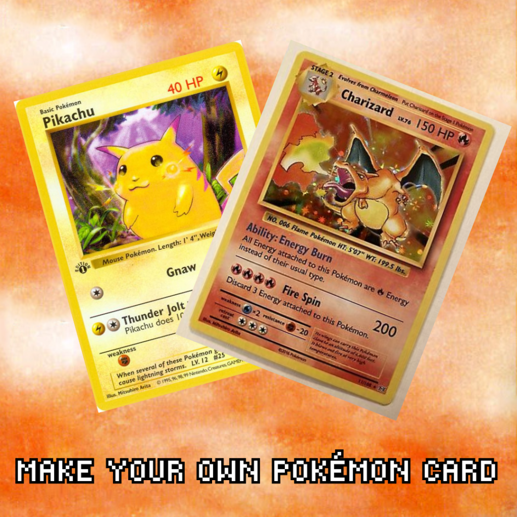 Make Your Own Pokémon Card - Avon Free Public Library